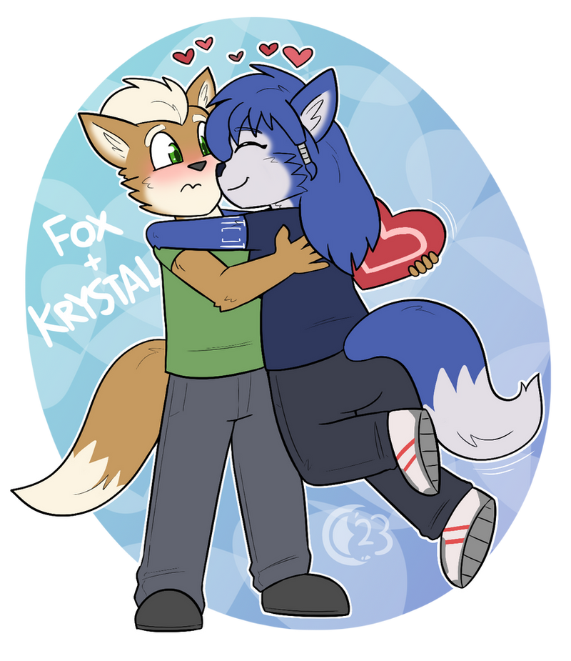 Valentines Day Fox And Krystal By Chocend On Deviantart