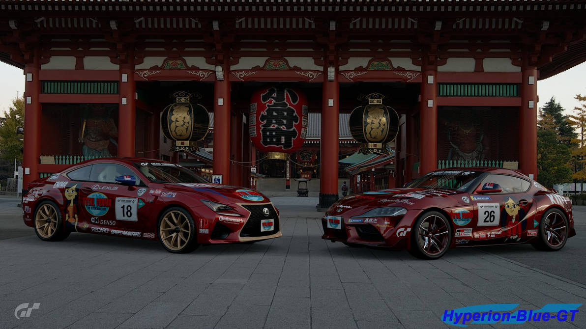 The Sisters With Lexus Rc F And Toyota Gr Supra Rz By Hyperion Blue