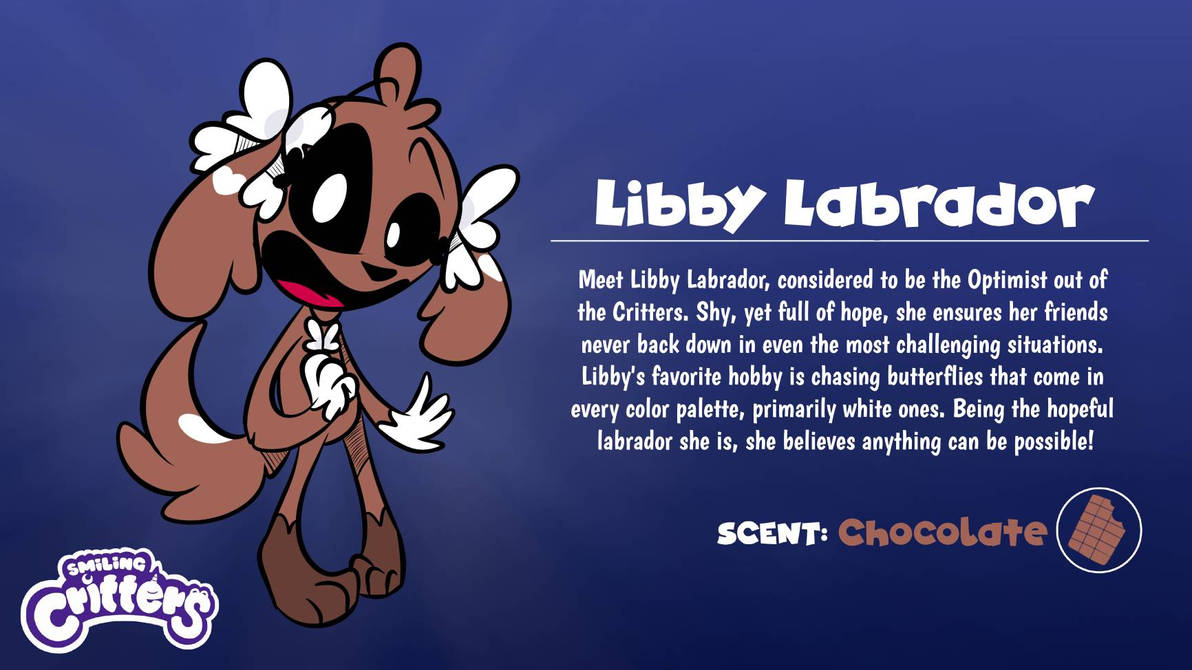 Libby Labrador (Smiling Critters OC) by PurpleWizart24 on DeviantArt Libby Labrador (Smiling Critters OC) by PurpleWizart24 on DeviantArt