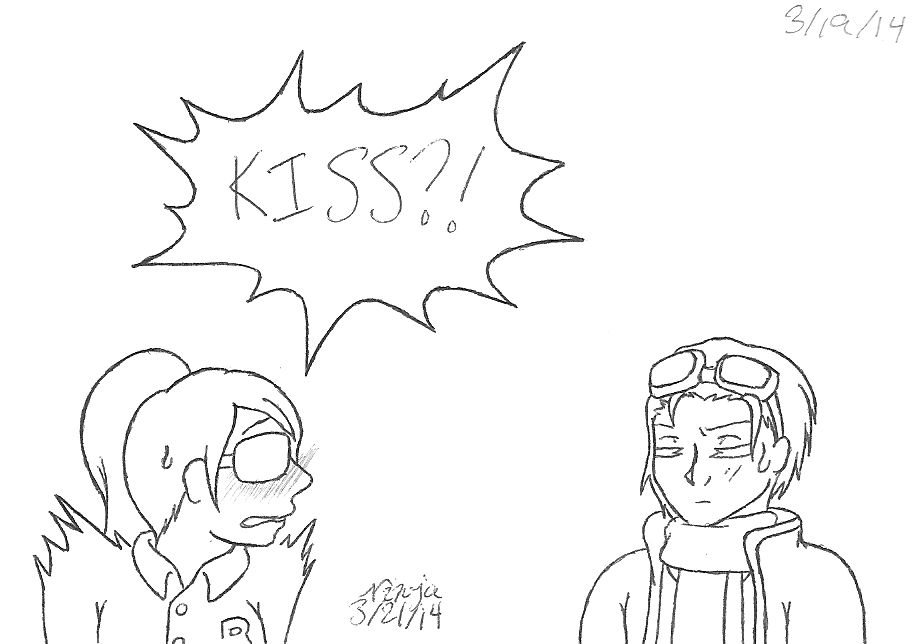 Kiss By Weird Anime Girl On Deviantart
