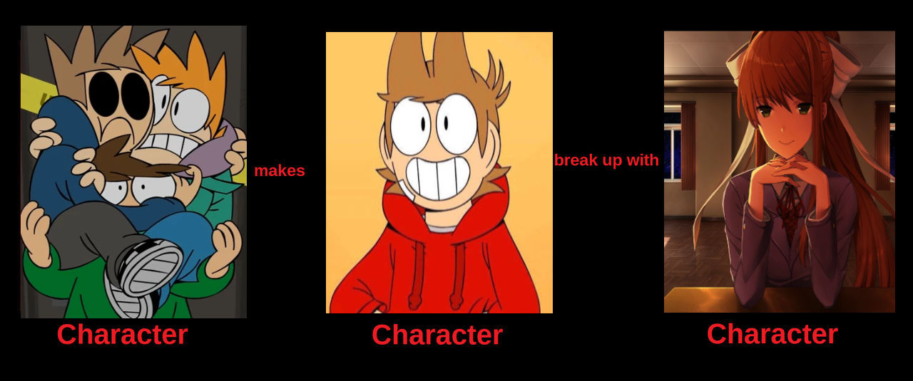 Tords Friends Make Him Break Up With Monika by MoxieTheQueen on DeviantArt Tords Friends Make Him Break Up With Monika by MoxieTheQueen on DeviantArt