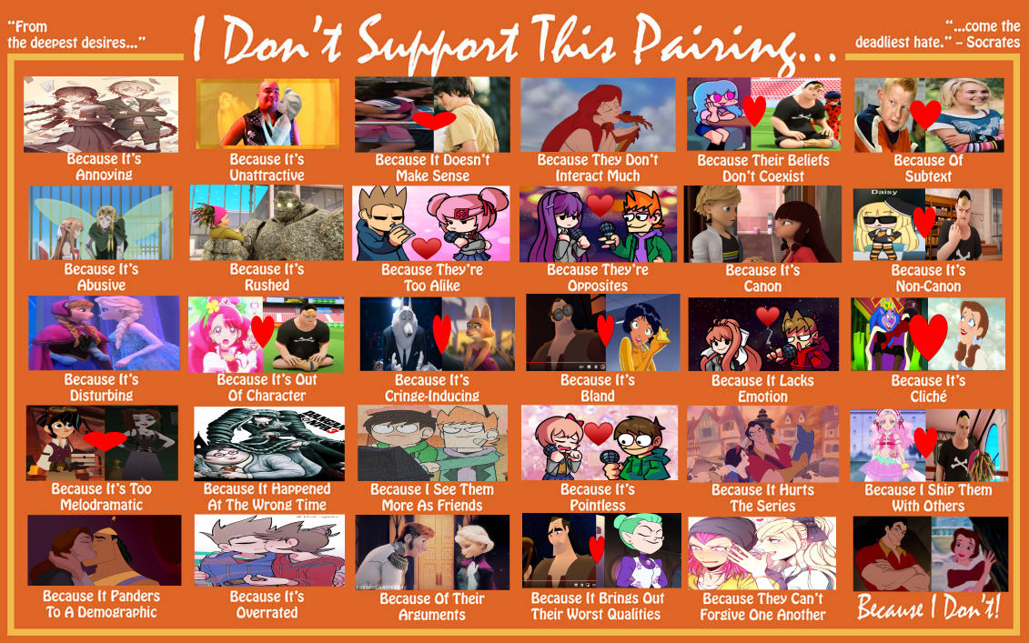 I Dont Support This Pairing By Moxiethequeen On Deviantart