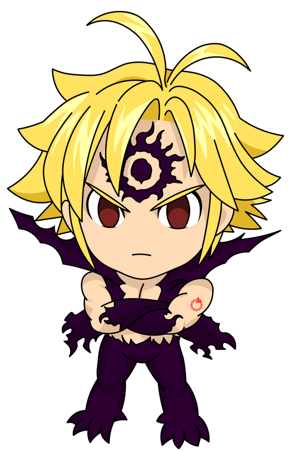 Chibi Demon Meliodas By Katelinelaine On Deviantart