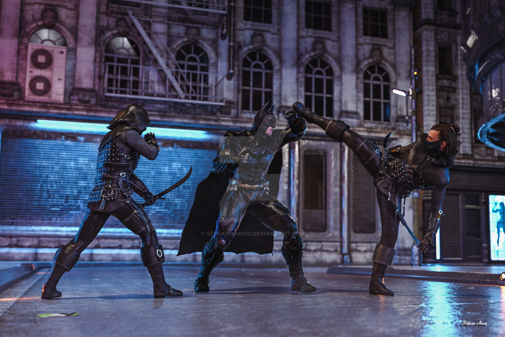 Batman Vs League Of Assassins By Stefanoancis On Deviantart