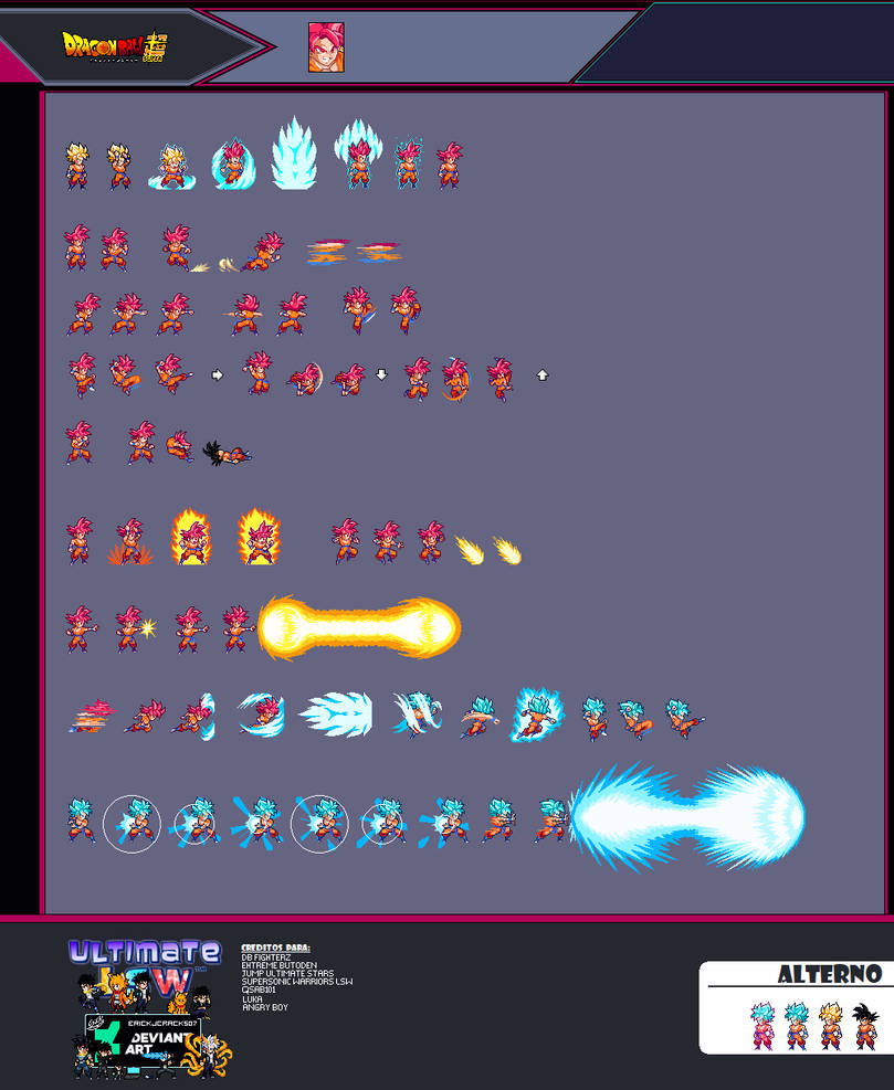 Goku SSG Whis-gi ULSW Mini Hoja by GaminXArchie on DeviantArt Goku SSG Whis-gi ULSW Mini Hoja by GaminXArchie on DeviantArt