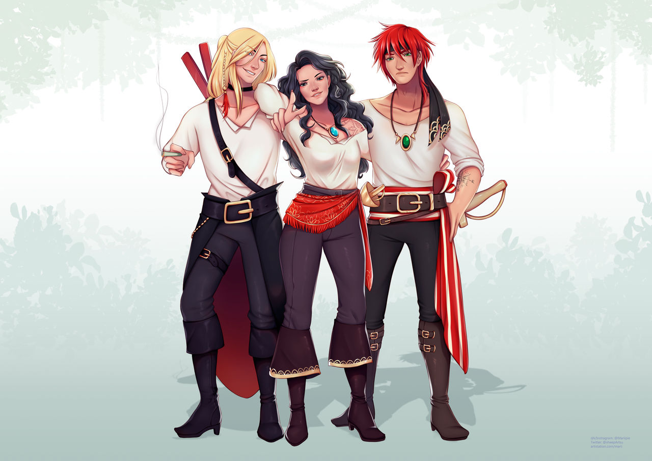 Pirate Trio By Mariipie On Deviantart