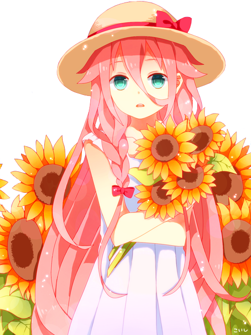 Sunflower Girl Render By Lraskie On Deviantart