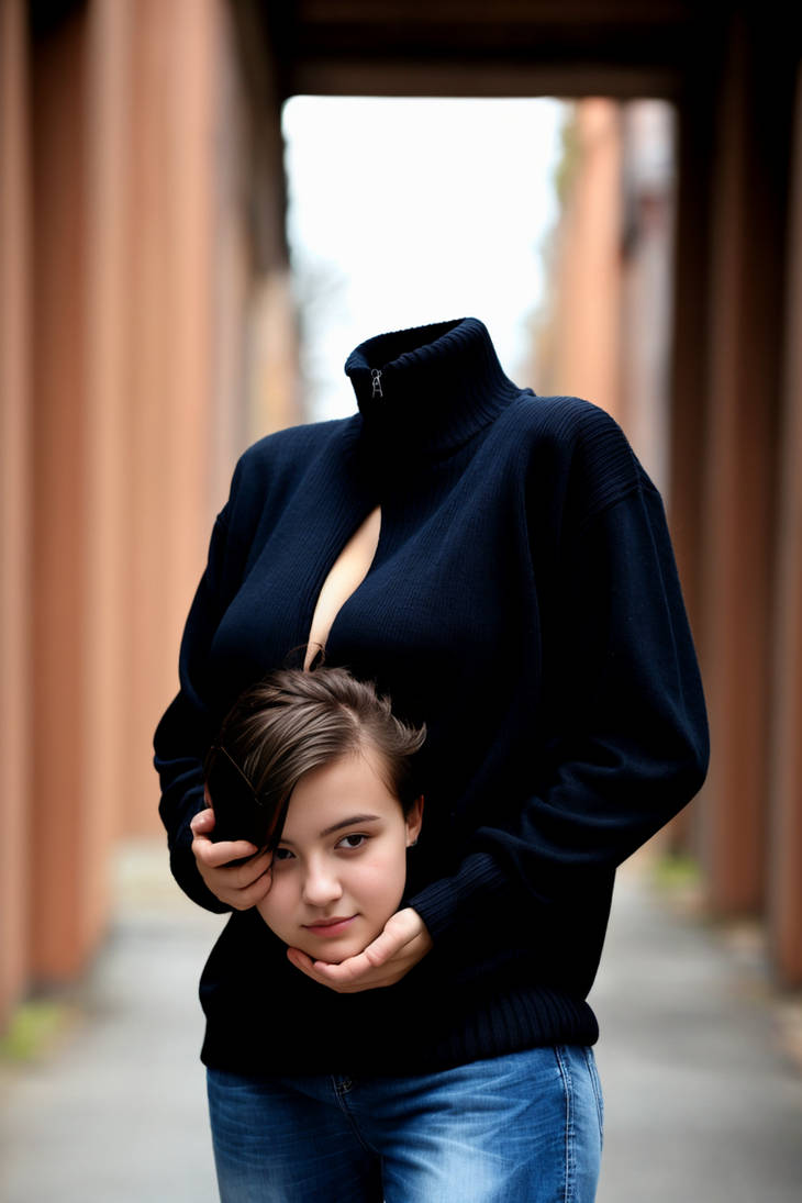Headless Woman Carrying Her Head By Nightrebooted On Deviantart