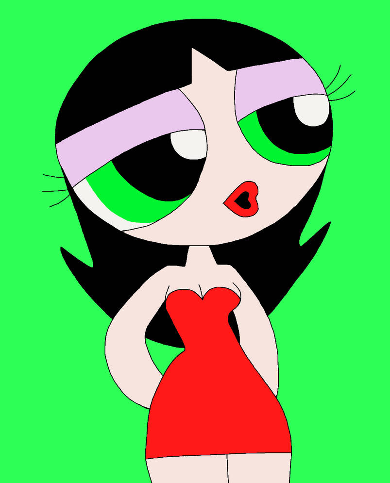 Ppg Teen Buttercup In A Red Dress By Crawfordjenny On Deviantart