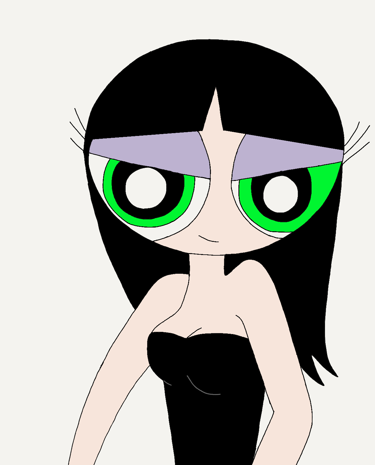 Ppg Teen Buttercup With A Black Dress 9 By Crawfordjenny On Deviantart