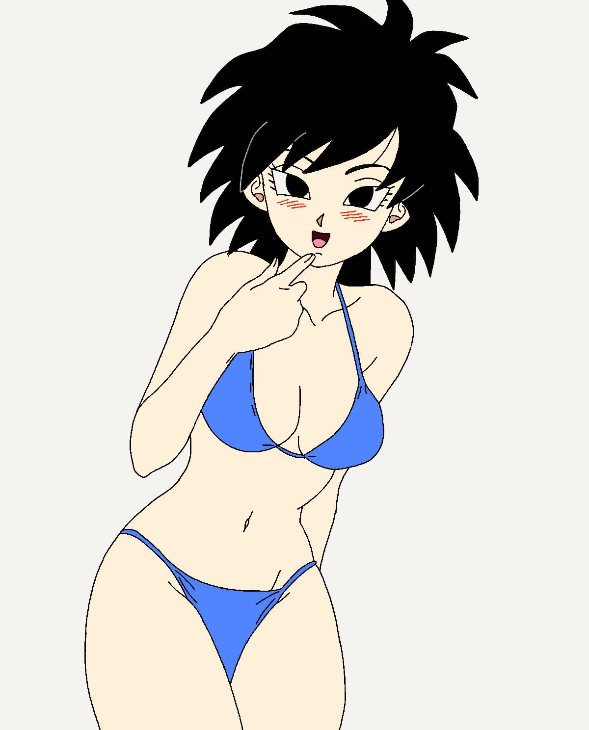 Dbs Gine In A Blue Bikini By Crawfordjenny On Deviantart