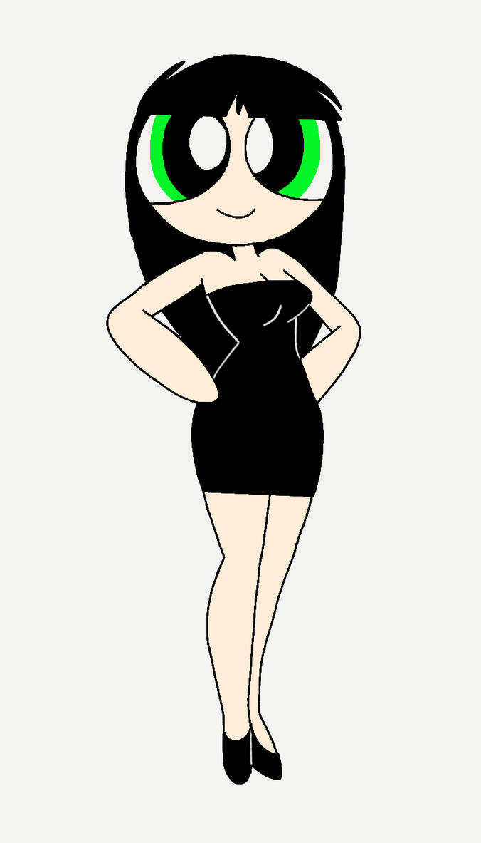 Ppg Teen Buttercup With A Black Dress 12 By Crawfordjenny On Deviantart