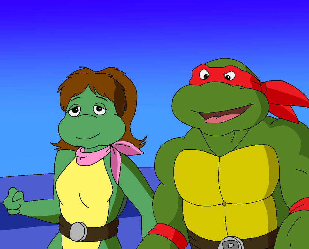 Tmnt Raph And Mona Are Ready For Action By Crawfordjenny On Deviantart
