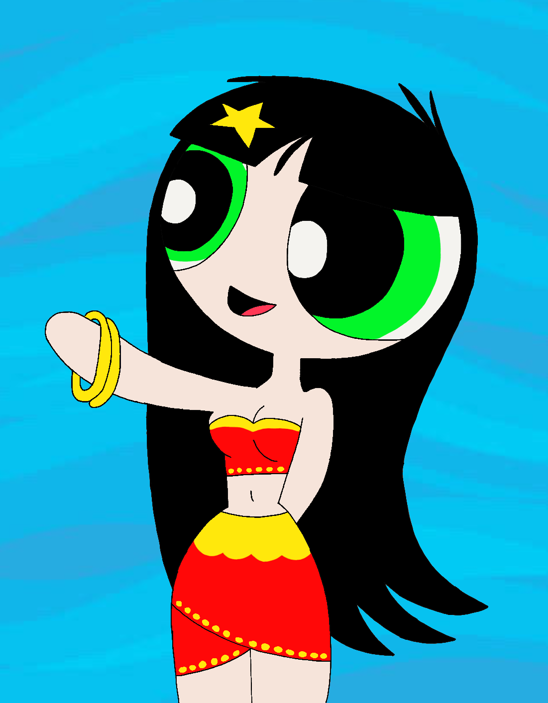 Ppg Teens Buttercup As A Hula Girl 2 By Crawfordjenny On Deviantart