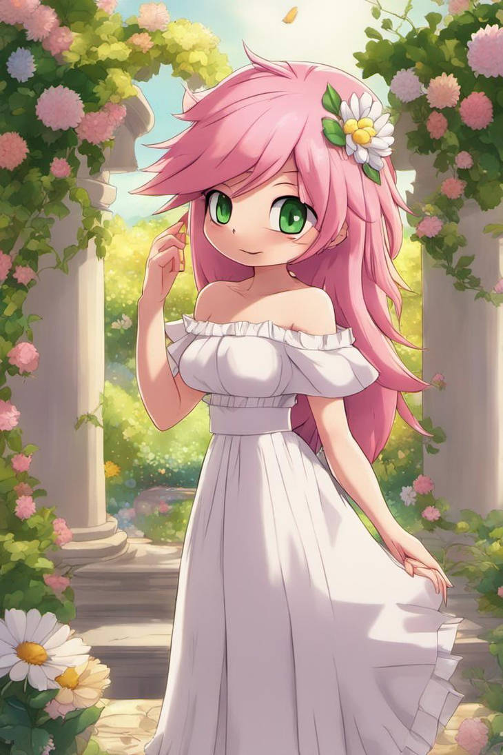 Amy Rose In Her Garden By Crawfordjenny On Deviantart