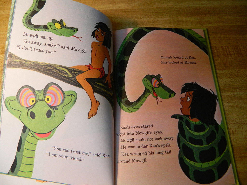 Kaa Coil His Long Tail Around Mowgli By Hatimeo On Deviantart