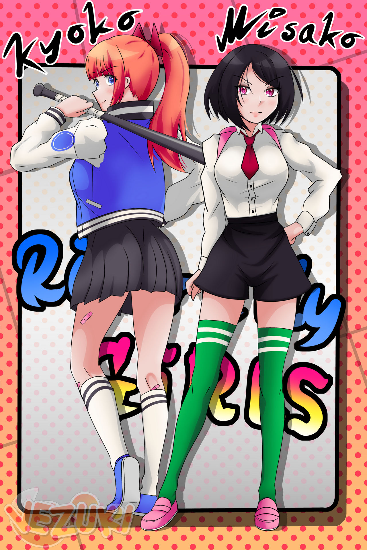 Kyoko And Misako River City Girls By Vezuki On Deviantart