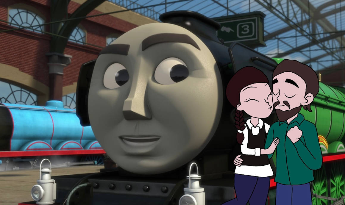 Brandon X Katrina Kissing In Front Of Fs By Green Yilin1996 On Deviantart