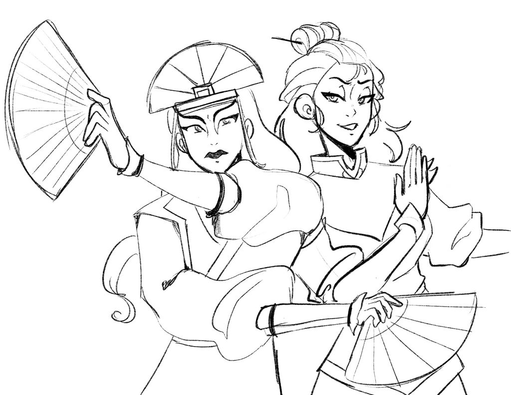 Kyoshi And Rangi Patreon By Slickpens On Deviantart