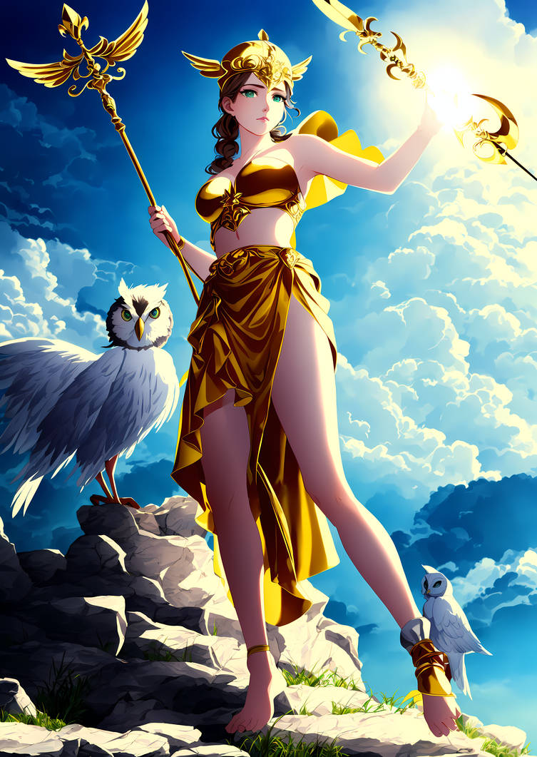 Athena Ai Generated By Umunchkin On Deviantart