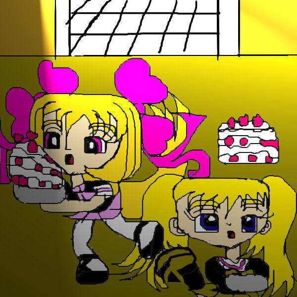 Crystalline And Yuni Cake By Cybershadowgrl On Deviantart