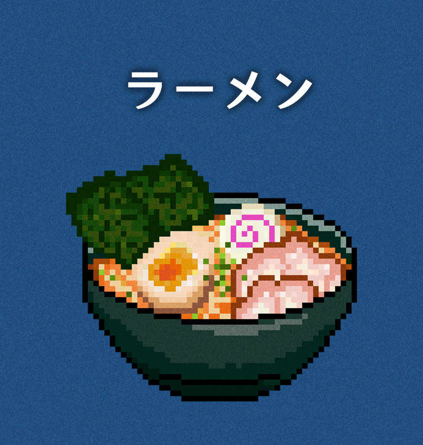 Ramen Bowl Pixel Art By Haleyino On Deviantart