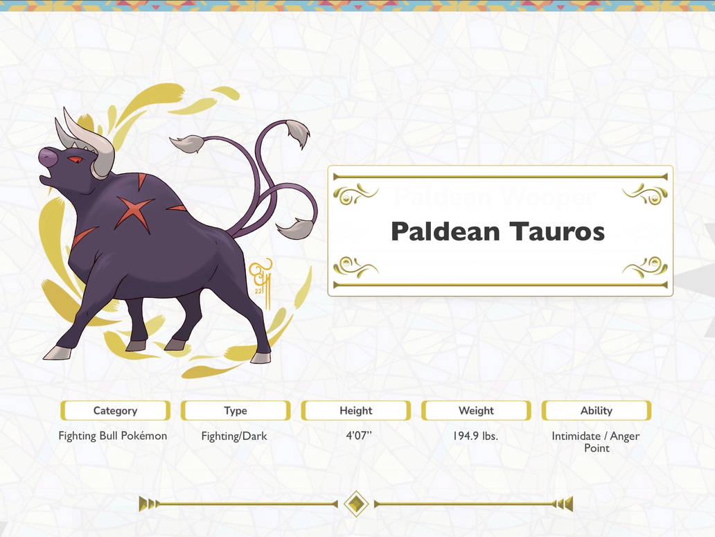 Paldean Tauros by TheCrownedHeart on DeviantArt Paldean Tauros by TheCrownedHeart on DeviantArt