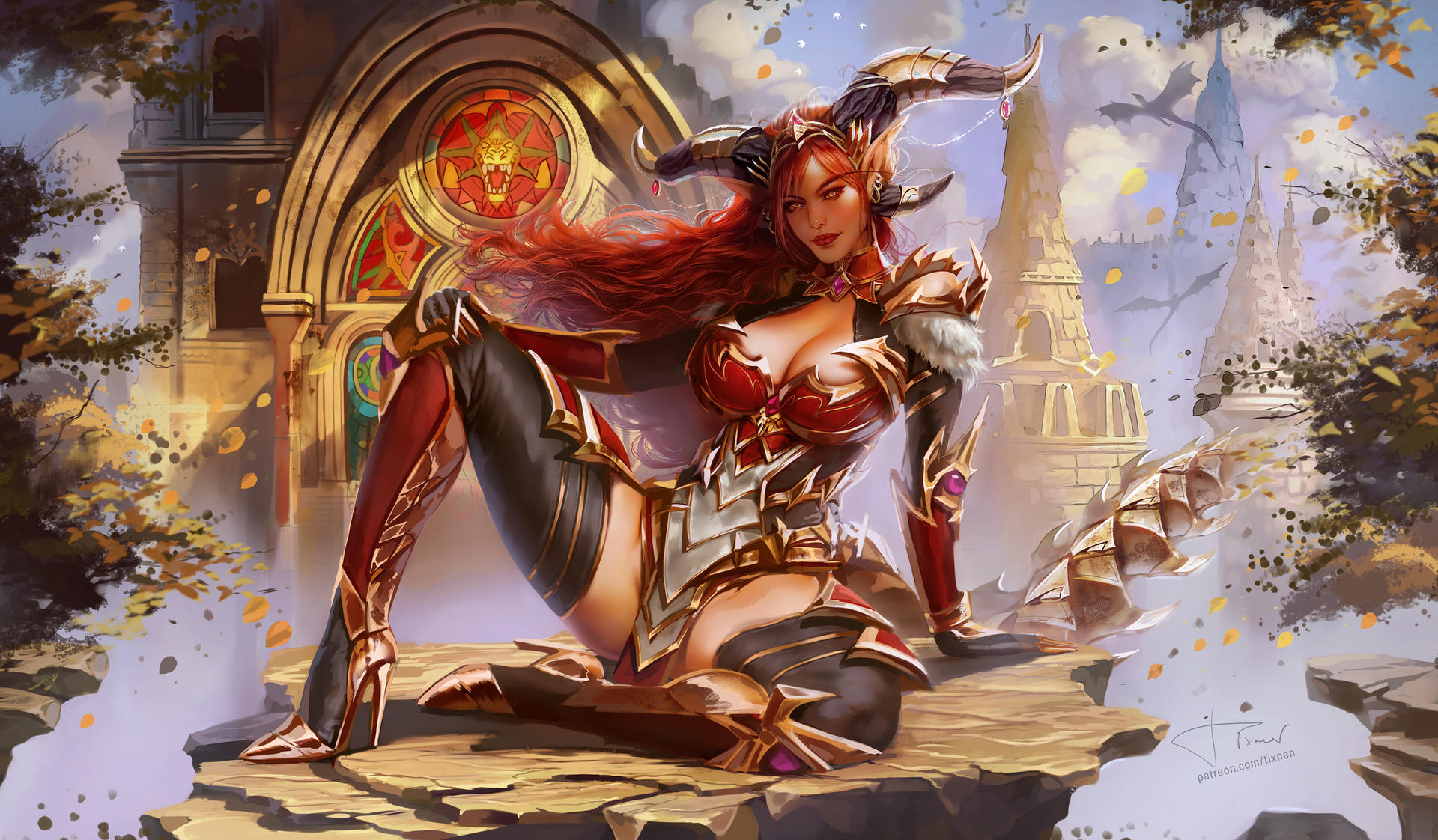 Alexstrasza By Tixnen On Deviantart