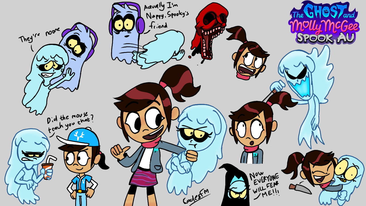 The Ghost And Molly Mcgee Spook Au By Cadesfm On Deviantart