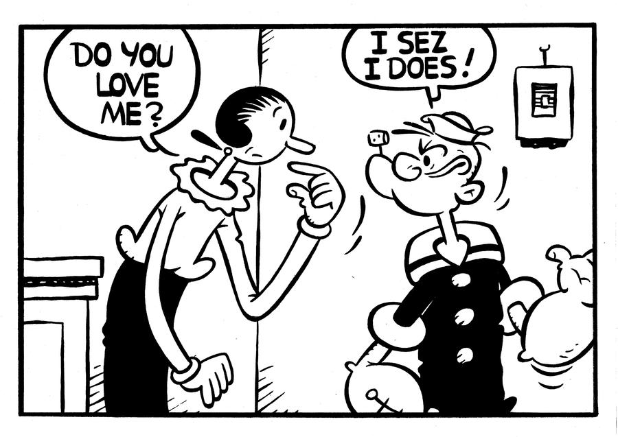 Popeye And Olive Oyl By Msxmaryx On Deviantart