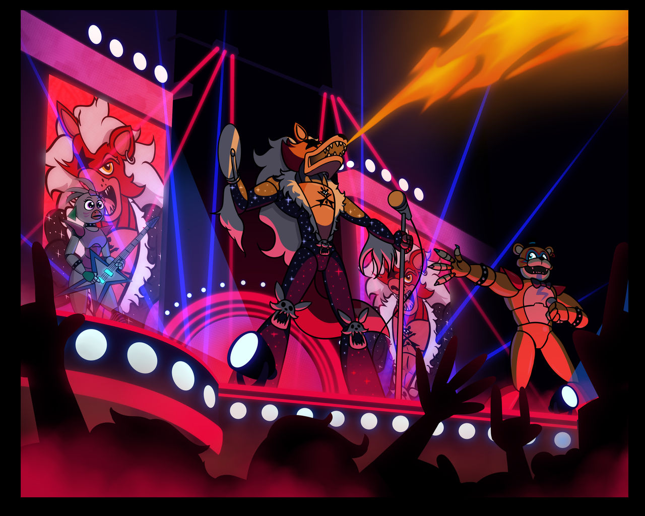 Glamrock Foxy By Thorkam On Deviantart