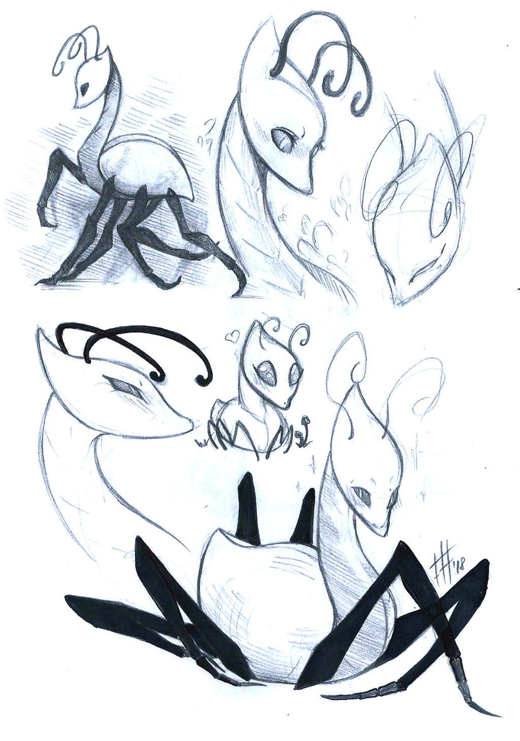 Sketch Hollow Knight Willoh By Frosty Hedge On Deviantart
