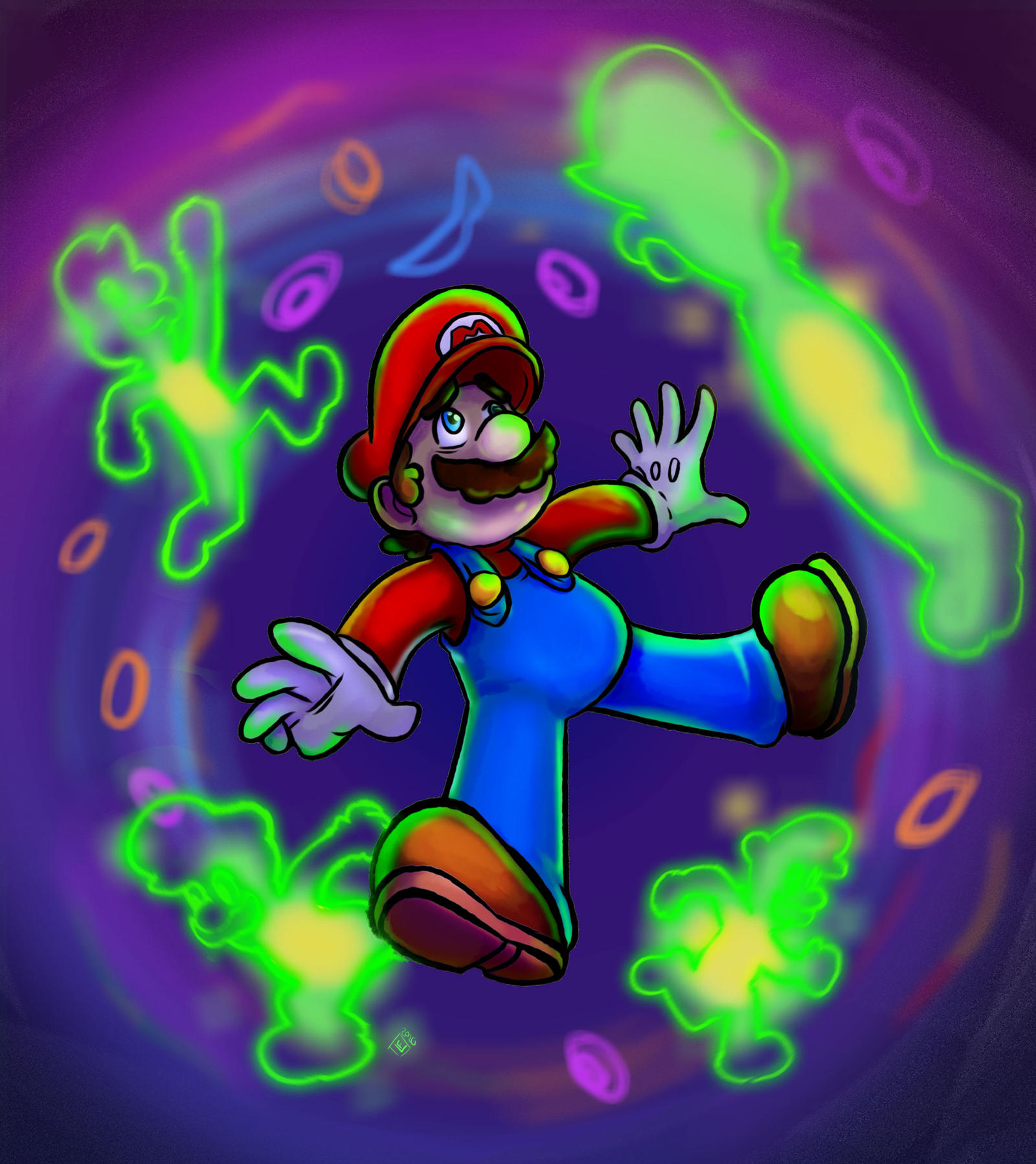 Mario And Luigi Luigis Subconscious By Francoisl Artblog On Deviantart