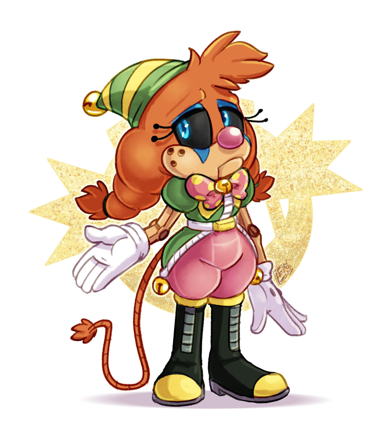 Sonic Idw Belle The Clown By Francoisl Artblog On Deviantart