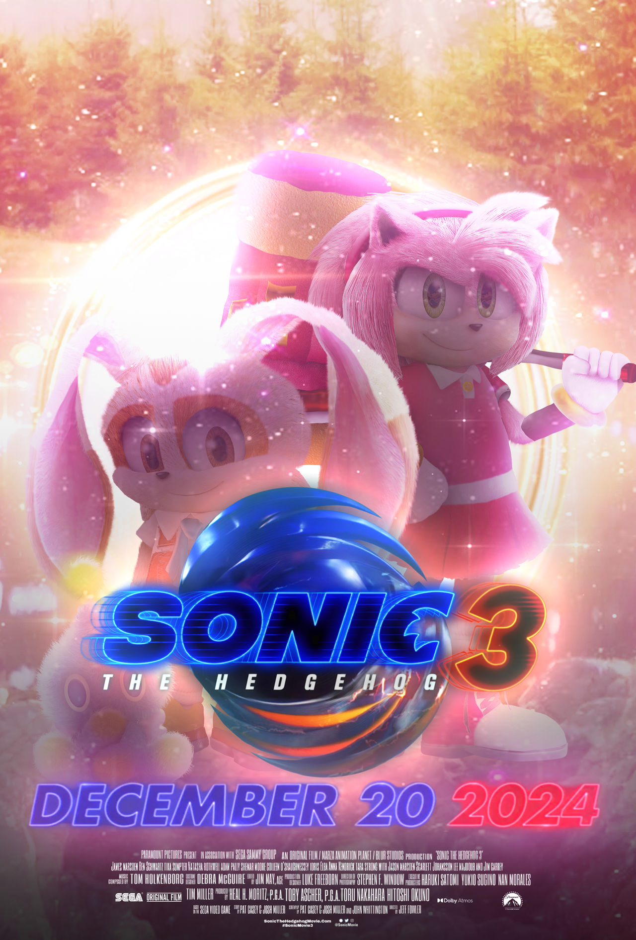 Sonic Movie 3 Team Rose Poster By Paulinaolguin On Deviantart