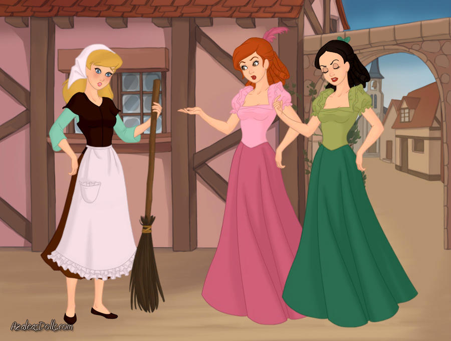Cinderella And Her Stepsisters By Topcatmeeces97 On Deviantart