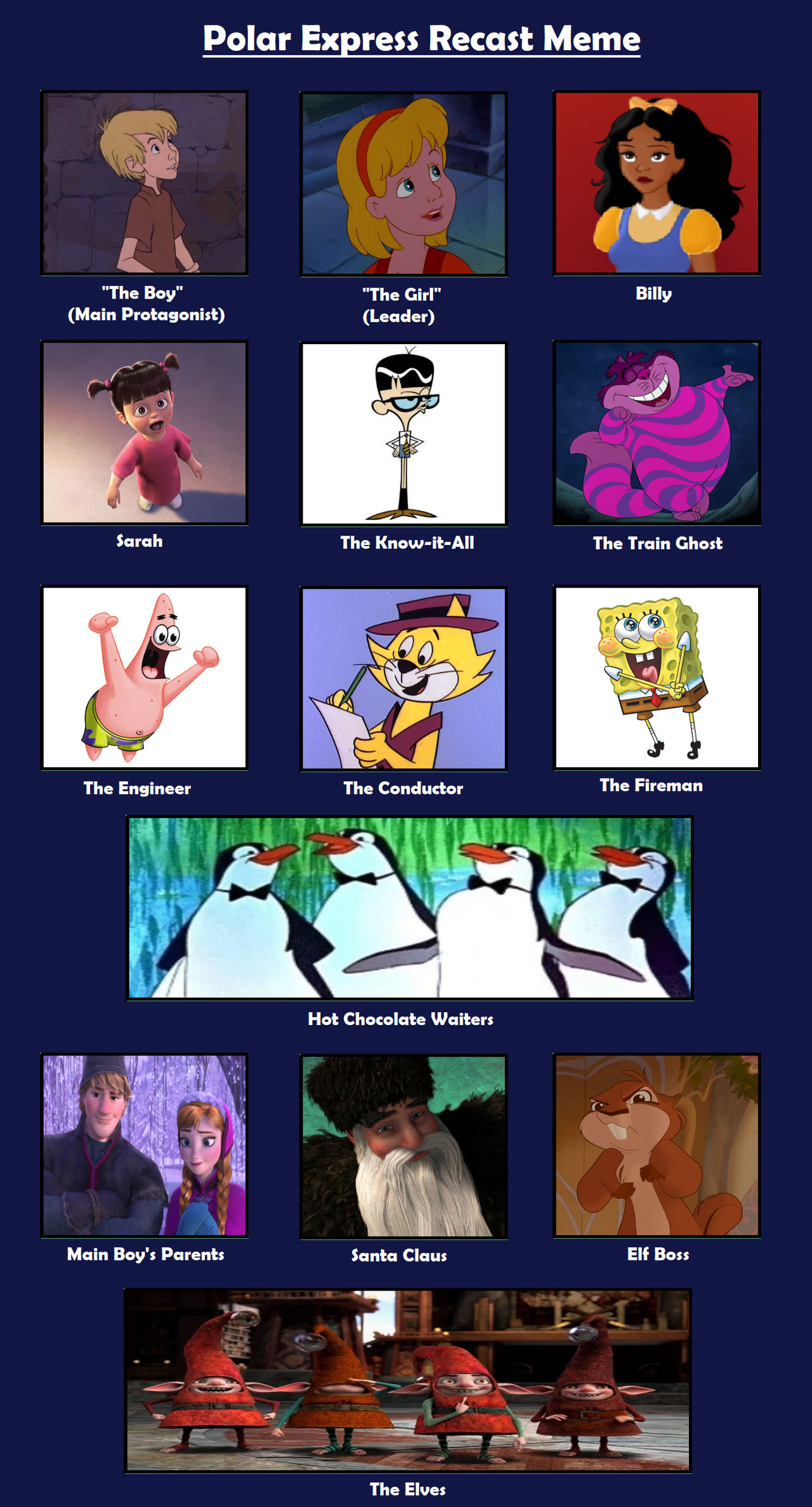 My Polar Express cast by topcatmeeces97 on DeviantArt My Polar Express cast by topcatmeeces97 on DeviantArt