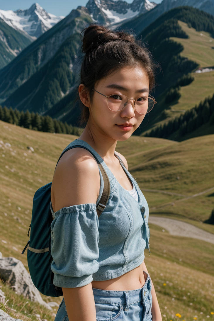 Hiker Girl 5 By Simmantle On Deviantart