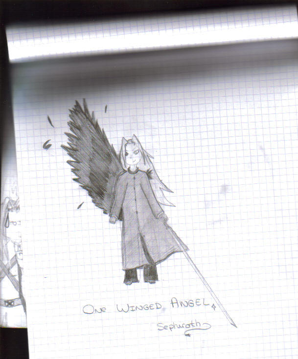 One winged angel by Caelum-chan on DeviantArt