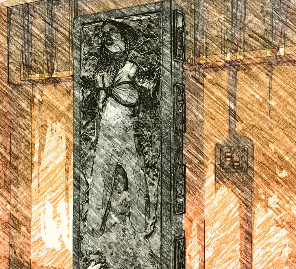 Slave Girl In Carbonite By Icejeansflower On Deviantart