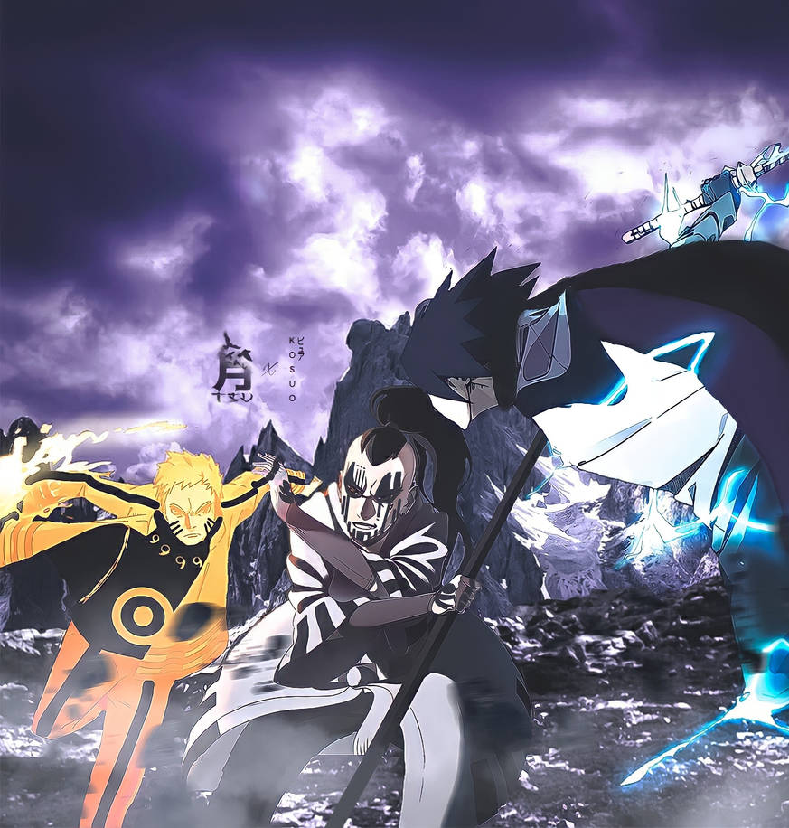 Sasuke And Naruto Vs Jigen By Tsukuyomiartz On Deviantart
