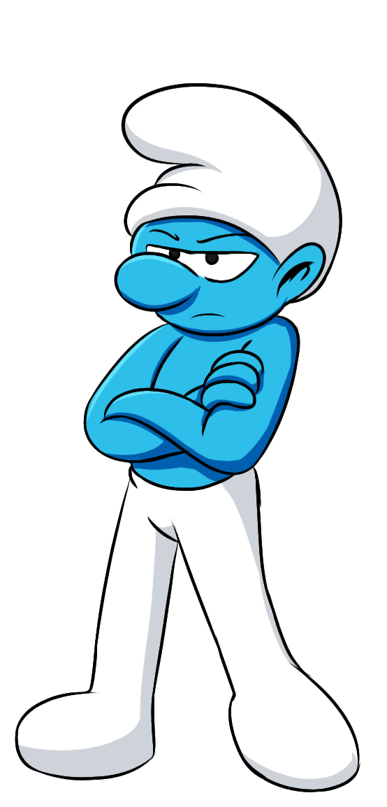 Grouchy Smurf By Zexperience On Deviantart