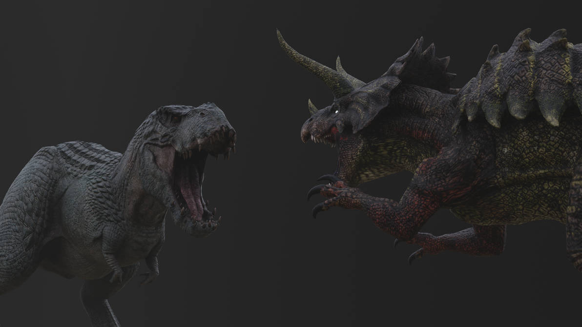 Vrex vs ultimasaurus lazy render by Repollopro on DeviantArt Vrex vs ultimasaurus lazy render by Repollopro on DeviantArt