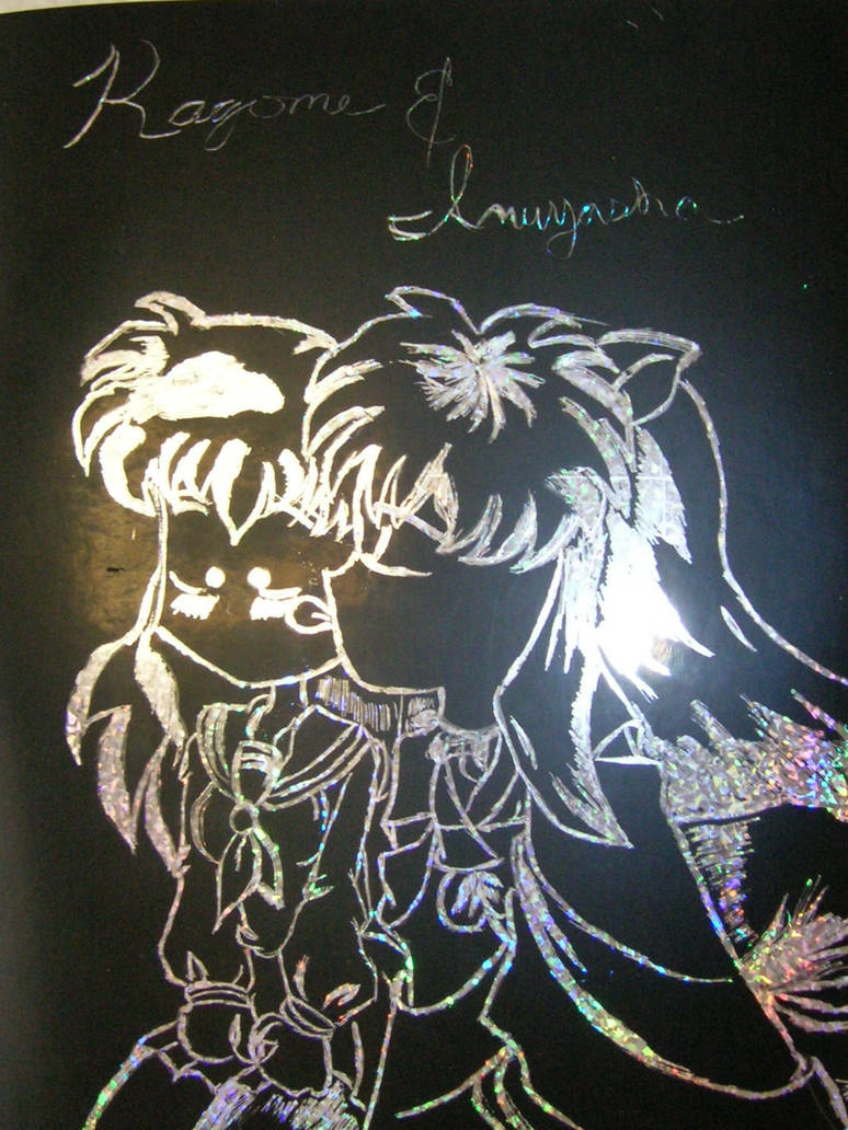 Inuyasha Kagome Engraving by Aeristilheartly on DeviantArt