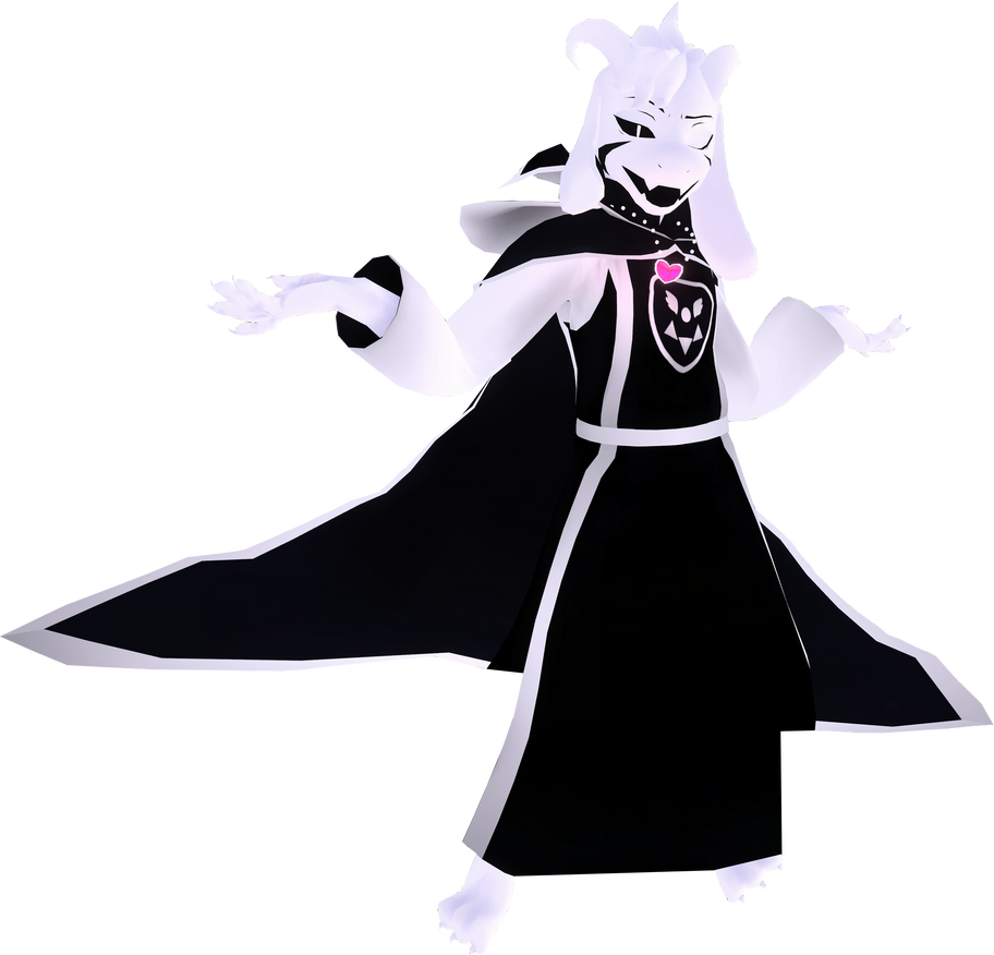 Undertale Asriel Dreemurr Render 3 By Deviljaytx On Deviantart
