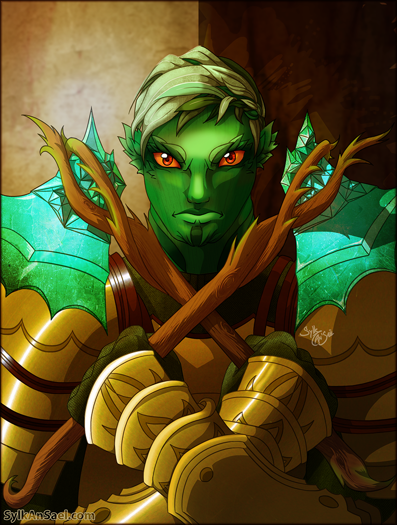 Cappaeriel, Sylvari Warrior by SylkAnsael on DeviantArt Cappaeriel, Sylvari Warrior by SylkAnsael on DeviantArt