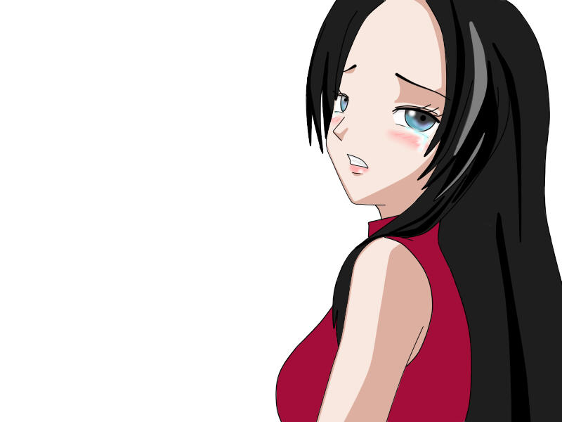 Boa Hancock Sad By Orochikohyuga On Deviantart