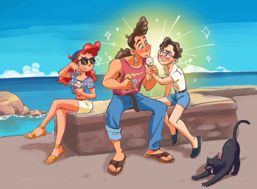 Giulia Alberto And Luca By Yyhands On Deviantart