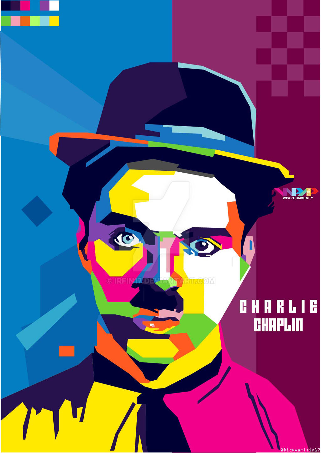 Wpap Charlie Chaplin by Irfin17 on DeviantArt Wpap Charlie Chaplin by Irfin17 on DeviantArt