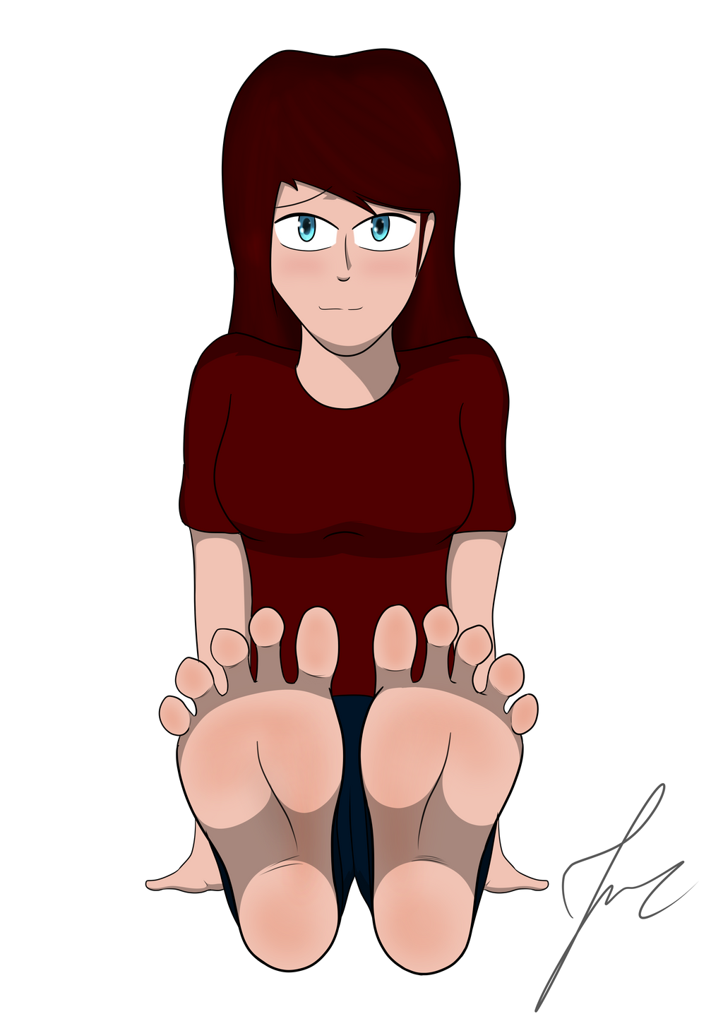 Oc A New Foot Tease By Pentaguy On Deviantart
